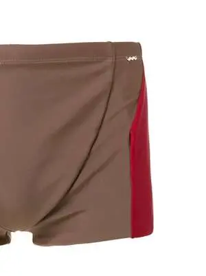 AMIR SLAMA Two-tone Swimming Trunks