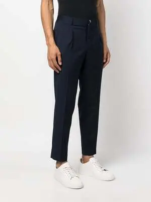 Incotex Tapered Chino Trousers - Blue