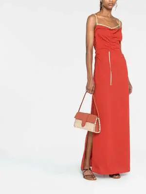 Jacquemus La Robe Gaua Long Dress - Red