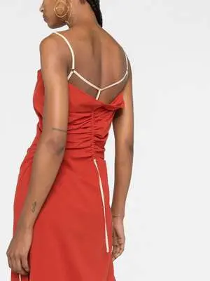 Jacquemus La Robe Gaua Long Dress - Red