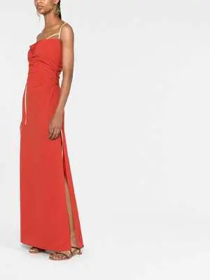 Jacquemus La Robe Gaua Long Dress - Red