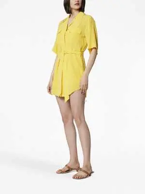 Equipment Short-sleeve Silk Shirt Dress