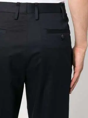 Neil Barrett Cropped Leg Chino Trousers - Blue