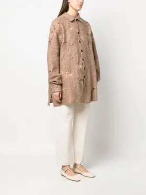 VITELLI Raw-cut Finish Long-sleeve Shirt