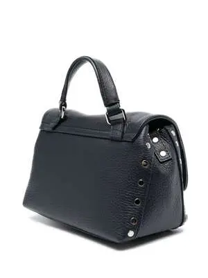 ZANELLATO Mini Postina Leather Bag - Blue