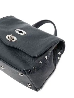 ZANELLATO Mini Postina Leather Bag - Blue