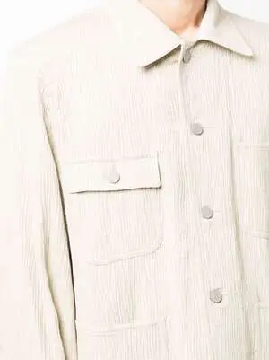 TAAKK Textured-effect Shirt Jacket