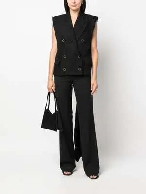 UMA WANG Deconstructed Double-breasted Waistcoat
