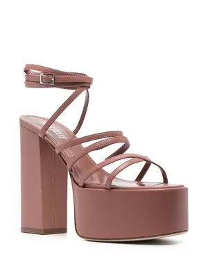 Paris Texas Evita Leather Platform Sandals