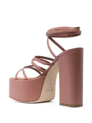 Paris Texas Evita Leather Platform Sandals