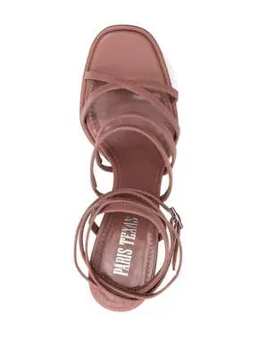 Paris Texas Evita Leather Platform Sandals