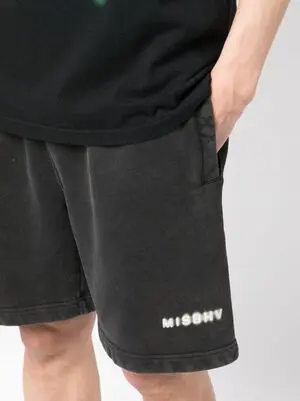 MISBHV Logo-print Track Shorts