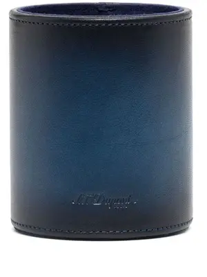 S.t. Dupont Atelier Leather Pen Pot - Blue