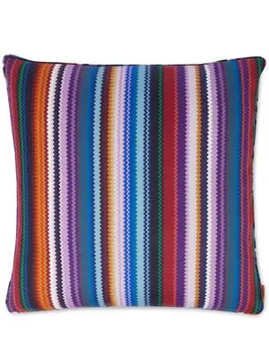 Missoni Shanghai Zigzag Wool Cushion - Metallic