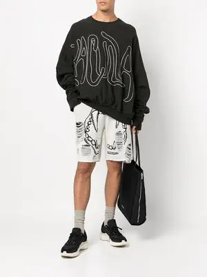 HACULLA. Embroidered-logo Oversized Sweatshirt
