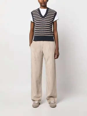 Brunello Cucinelli Corduroy Wide-leg Trousers