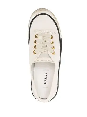 Bally Lyder Leather Low-top Sneakers - Neutrals