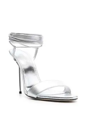 Paris Texas Guya 105mm Lace-up Sandals