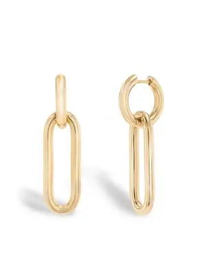 PRAGNELL 18kt Yellow Havana Drop Earrings - Gold