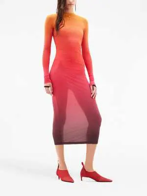 COURREGES Gradient-effect Dress - Orange