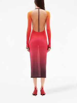 COURREGES Gradient-effect Dress - Orange