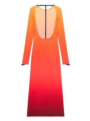 COURREGES Gradient-effect Dress - Orange