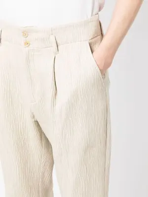 TAAKK Textured Straight-leg Trousers