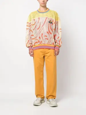VIVIENNE WESTWOOD Fresh Mesh Sweatshirt - Yellow