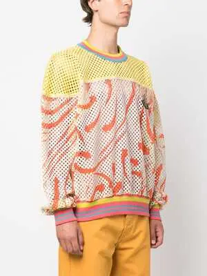 VIVIENNE WESTWOOD Fresh Mesh Sweatshirt - Yellow