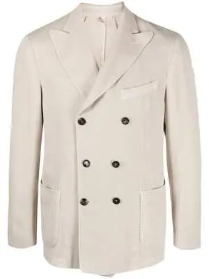 DELL'OGLIO Peak-lapel Double-breasted Blazer