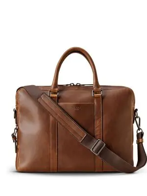 Shinola Navigator Gm Leather Briefcase - Brown