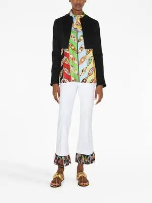 Emilio Pucci Open-front Cropped Jacket