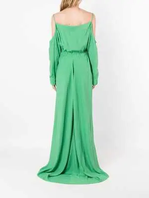 AMIR SLAMA Cold-shoulder Maxi Dress