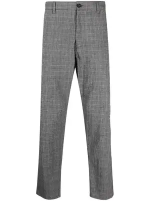 Aspesi Plaid-pattern Tailored Trousers
