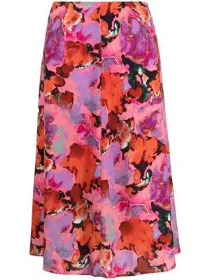 Paul Smith Graphic-print A-line Skirt