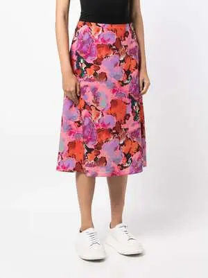 Paul Smith Graphic-print A-line Skirt