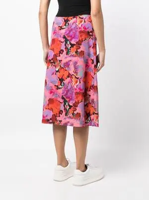 Paul Smith Graphic-print A-line Skirt
