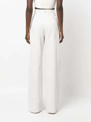 Andamane Pressed-crease Palazzo Trousers
