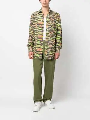 ERL Zebra-print Cotton Shirt