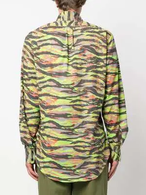 ERL Zebra-print Cotton Shirt