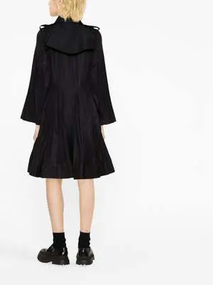 Sacai Double-breasted Peplum Coat