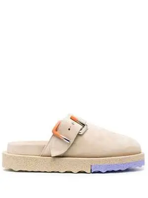 Off-White Spongesole Suede Clogs