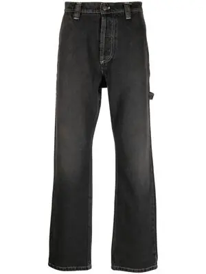 WINNIE N.Y.C Logo-patch Jeans - Black