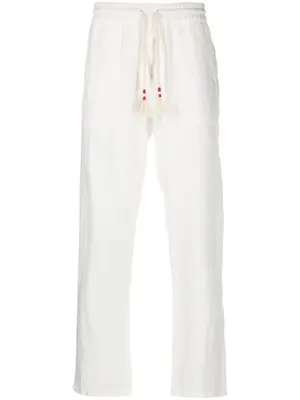 MC2 SAINT BARTH Calais Linen Trousers - White