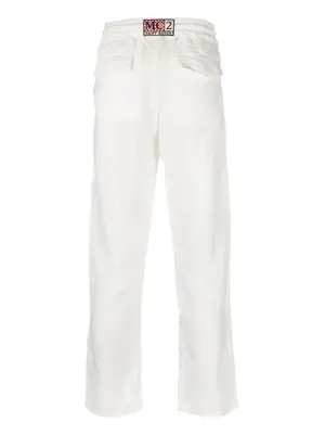 MC2 SAINT BARTH Calais Linen Trousers - White