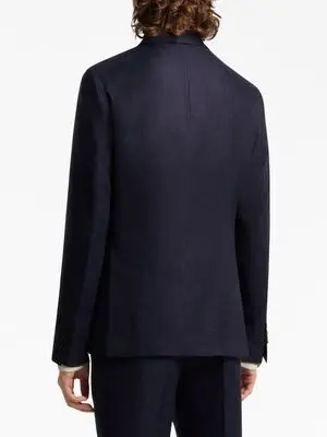 Zegna Pure Linen Single-breasted Jacket
