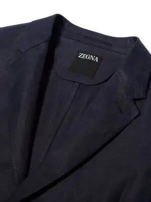 Zegna Pure Linen Single-breasted Jacket
