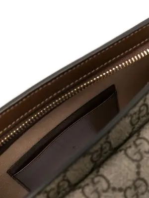 Gucci Gg Supreme Canvas Belt Bag - Neutrals