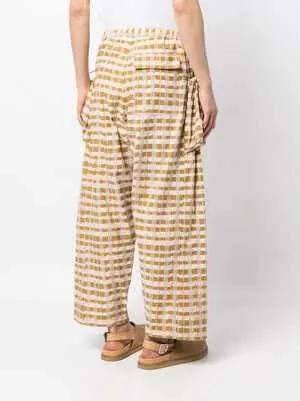 STORY MFG. Check-print Trousers