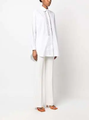 Ermanno Scervino Embroidered Insert Shirt